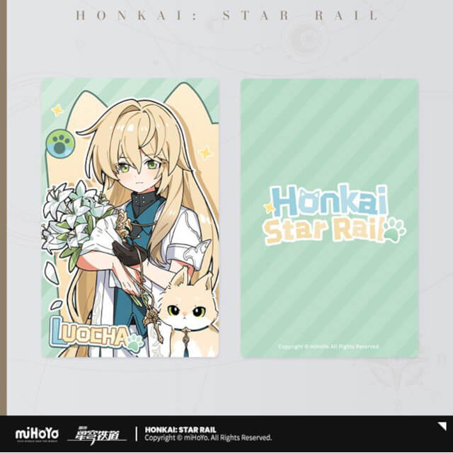 Luocha – Honkai: Star Rail Chibi Cat Series Hologram Collection Card ...
