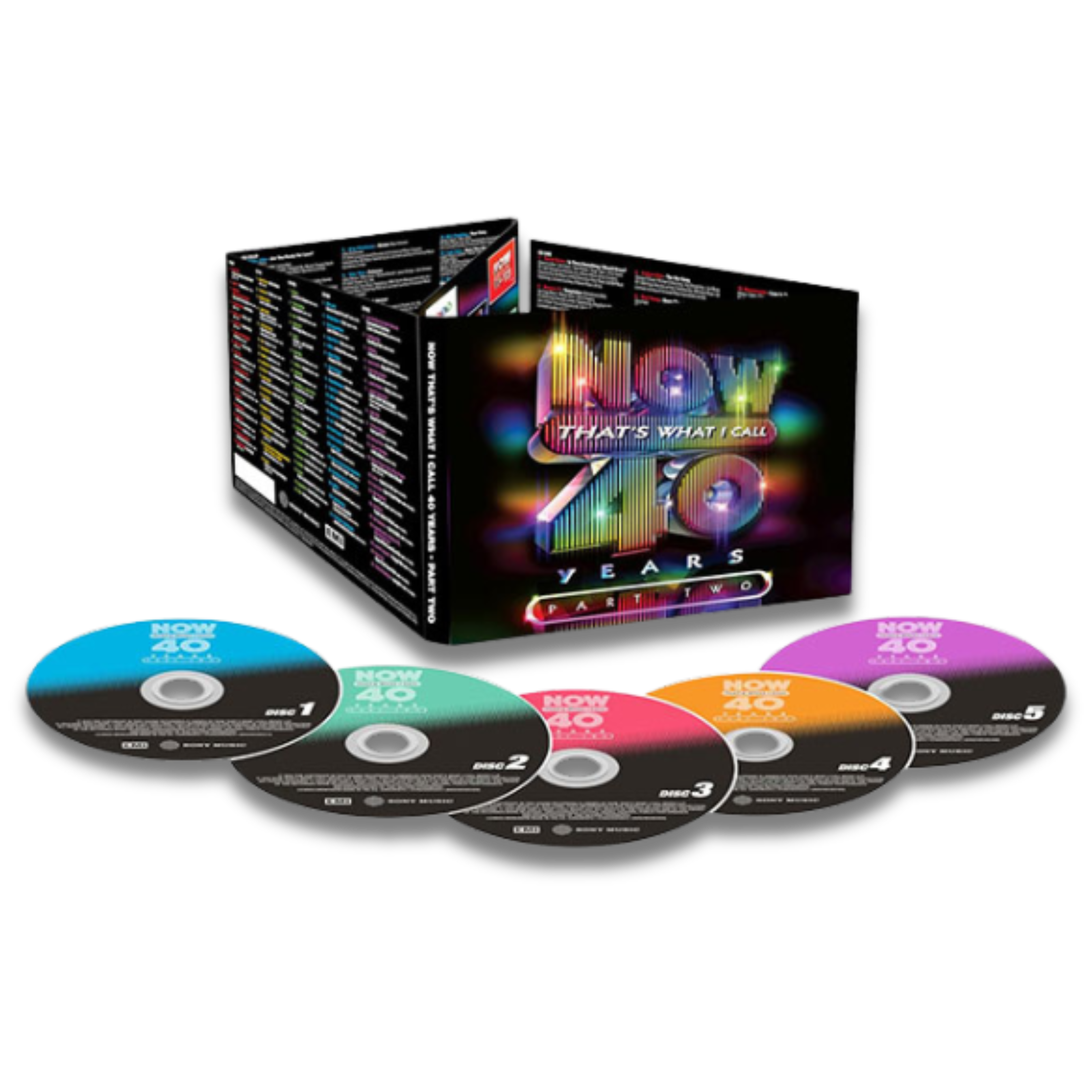 NOW That’s What I Call 40 Years - Part Two (5CD) – siaandtangmusic