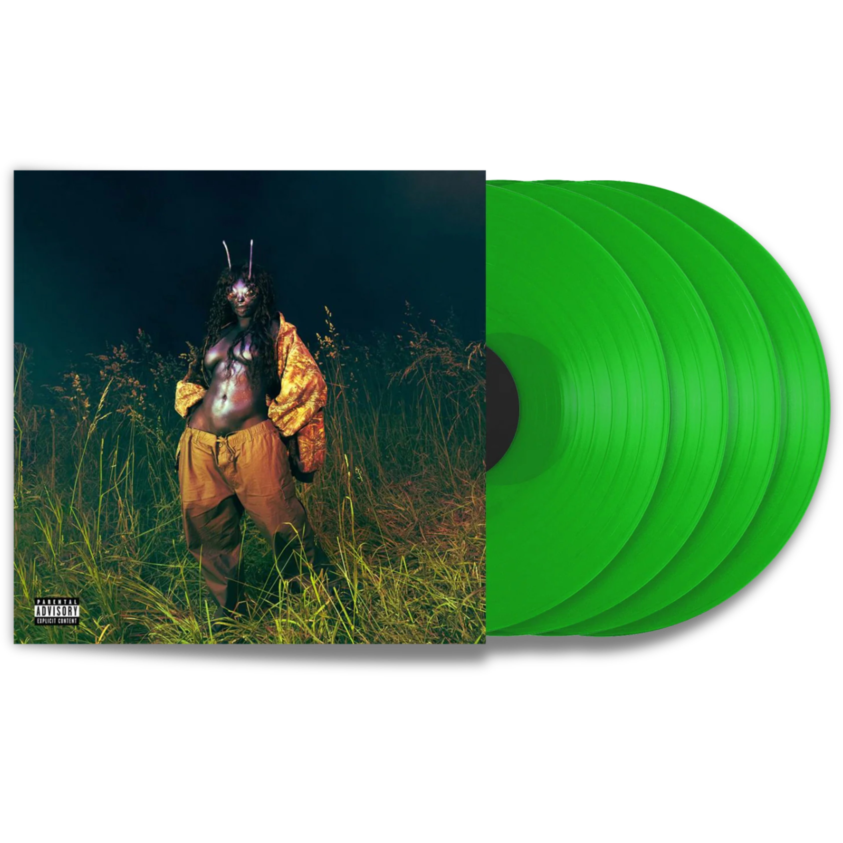 SZA – SOS Deluxe: Lana (4LP, Green Translucent Vinyl) – siaandtangmusic