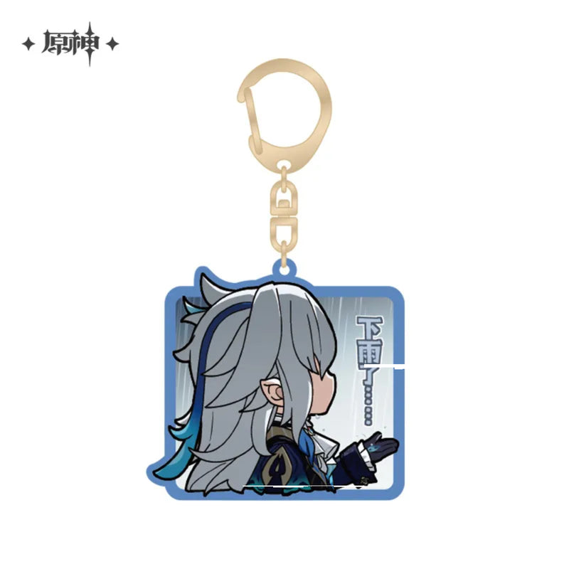 Neuvillette – Genshin Impact Chibi Stamp Series Acrylic Keychain ...