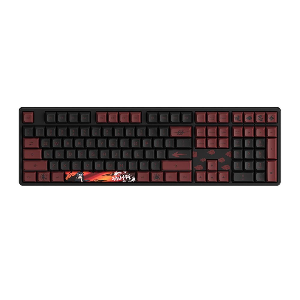 AKKO 108K NARUTO ITACHI 5108S-AKKO RADIANT RED KEYBOARD – siaandtangmusic